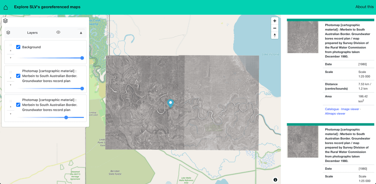 Exploring georeferenced maps from the SLV collection | SLV LAB